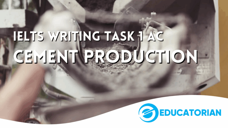IELTS Writing Task 1 AC - Process - Cement Production