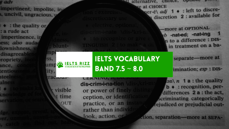 IELTS Rizz - Vocabulary Day 03 - IELTS Rizz